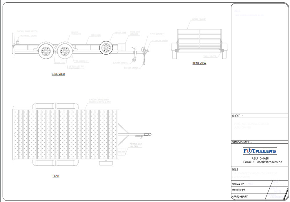 Brochure – First One Trailers