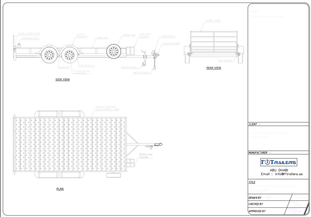 Brochure – First One Trailers